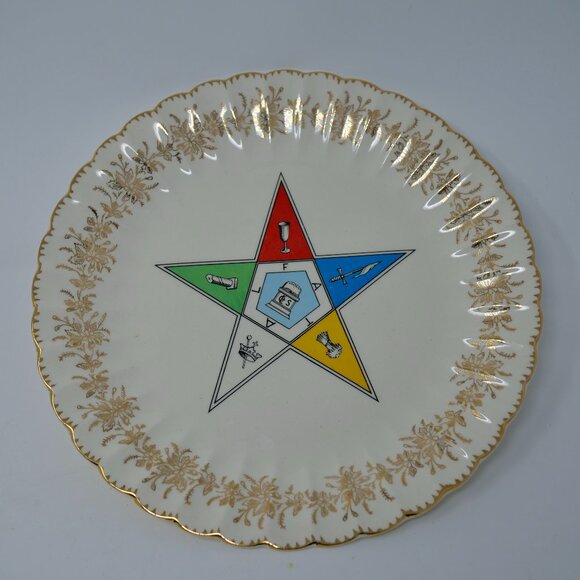 Sanders Mfg Co | Dining | Vintage Sanders Mfg Oes Order Of The Eastern ...